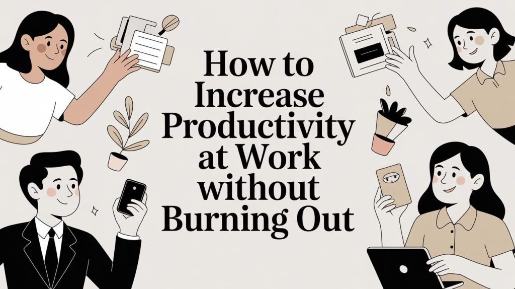How to Increase Productivity at Work Without Burning Out