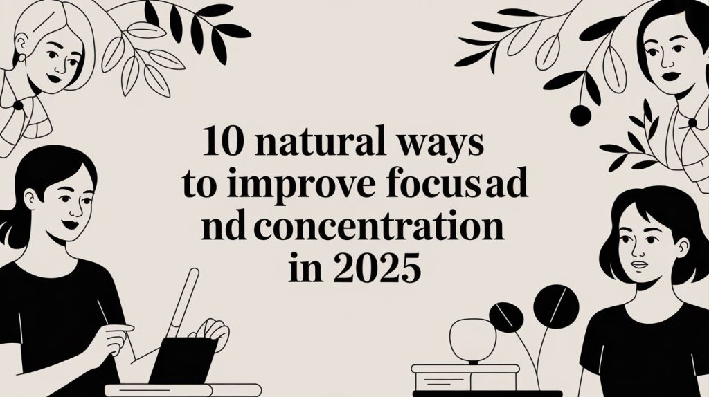 10 Natural Ways to Improve Focus and Concentration in 2025
